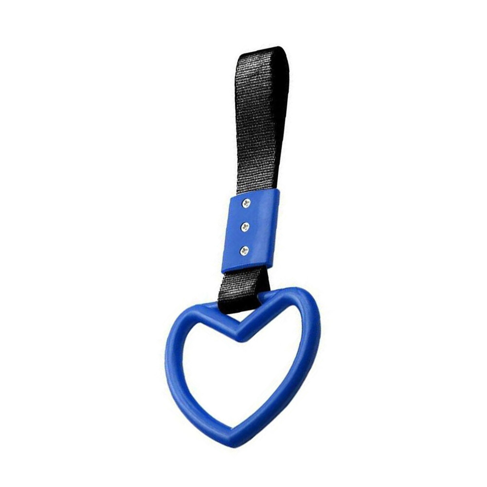Colorful Car Tow Strap Love Ring Heart JDM Train Bus Handle Hand Strap ...