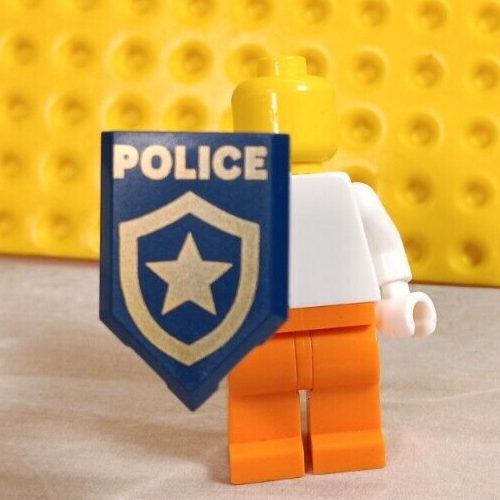 LEGO Police Shield FREE HANDLE Officer Protection Protest Crowd Riot ...