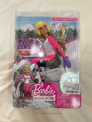 Barbie Winter Sports para Alpine Skier Brunette Doll (12 in) New | eBay