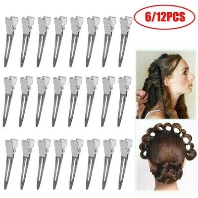 1.8" Hair Clamp Metal Curl Hair Clip No Bend For Hair Extensions Hair ...