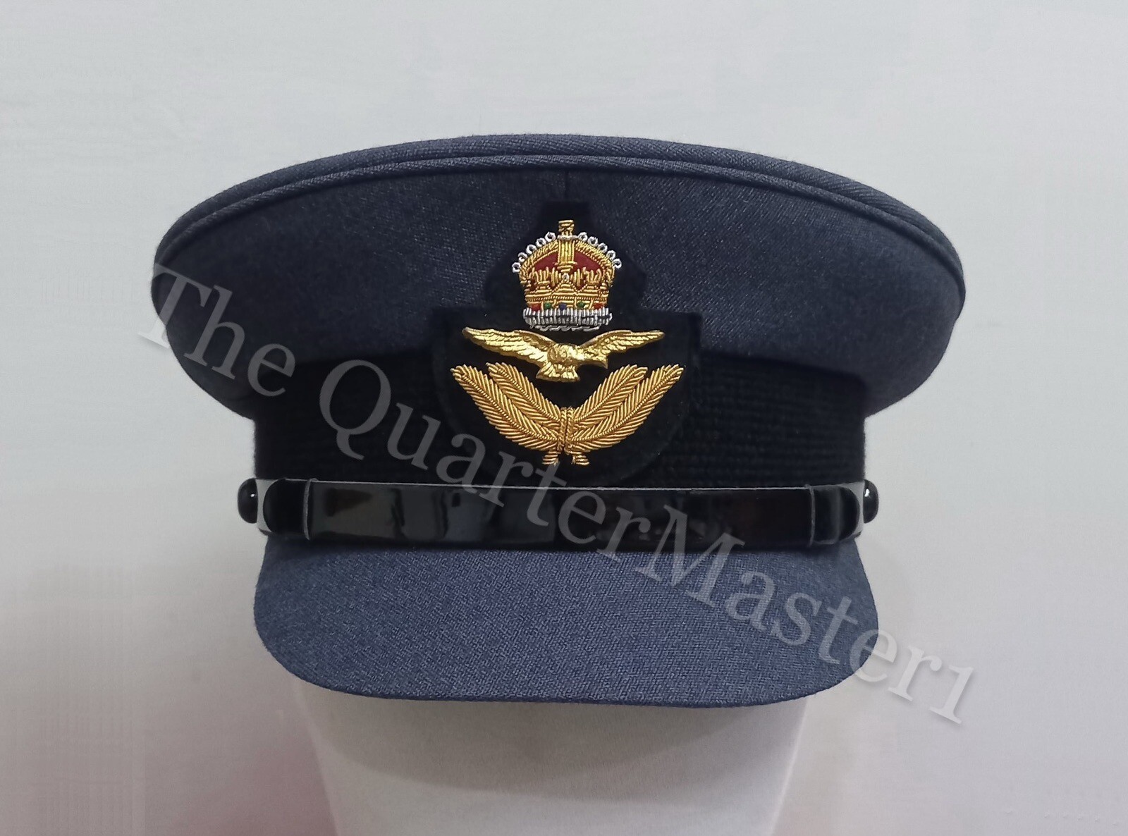 RAF Royal Air force officer No:1 dress Cap/ Hat with RAF King's Crown ...