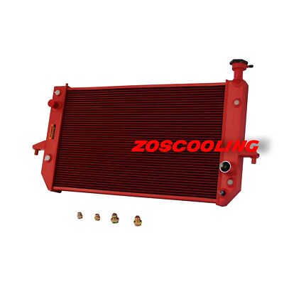 Red Radiator Fit Chevrolet Astro & GMC Safari 1996-2005 Aluminum 3Row ...
