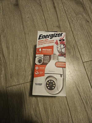 Energizer Smart Wi-Fi Indoor Outdoor Bulb Socket P/T Camera | eBay