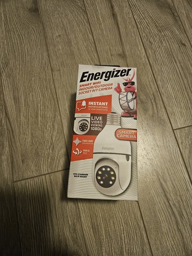 Energizer Smart Wi-Fi Indoor Outdoor Bulb Socket P/T Camera ...