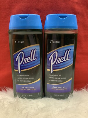 NEW 2 Bottles Prell Original Classic Shampoo All Hair Types 13.5 Fl Oz ...