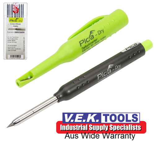 PICA TOOLS DRY LEAD PENCIL & REFILL KIT-SP TRADIES CONSTRUCTION MARKER ...