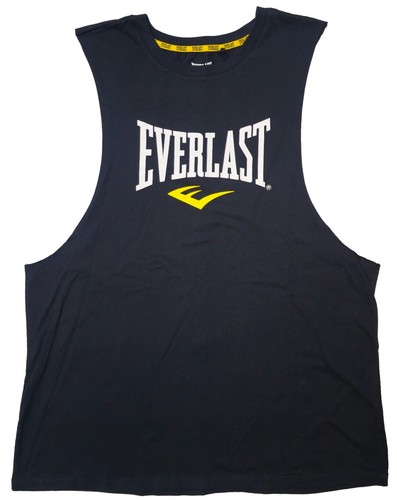 Everlast Sleeveless Men's Black Boxing Sports Tank Top Size 2XL Crew ...
