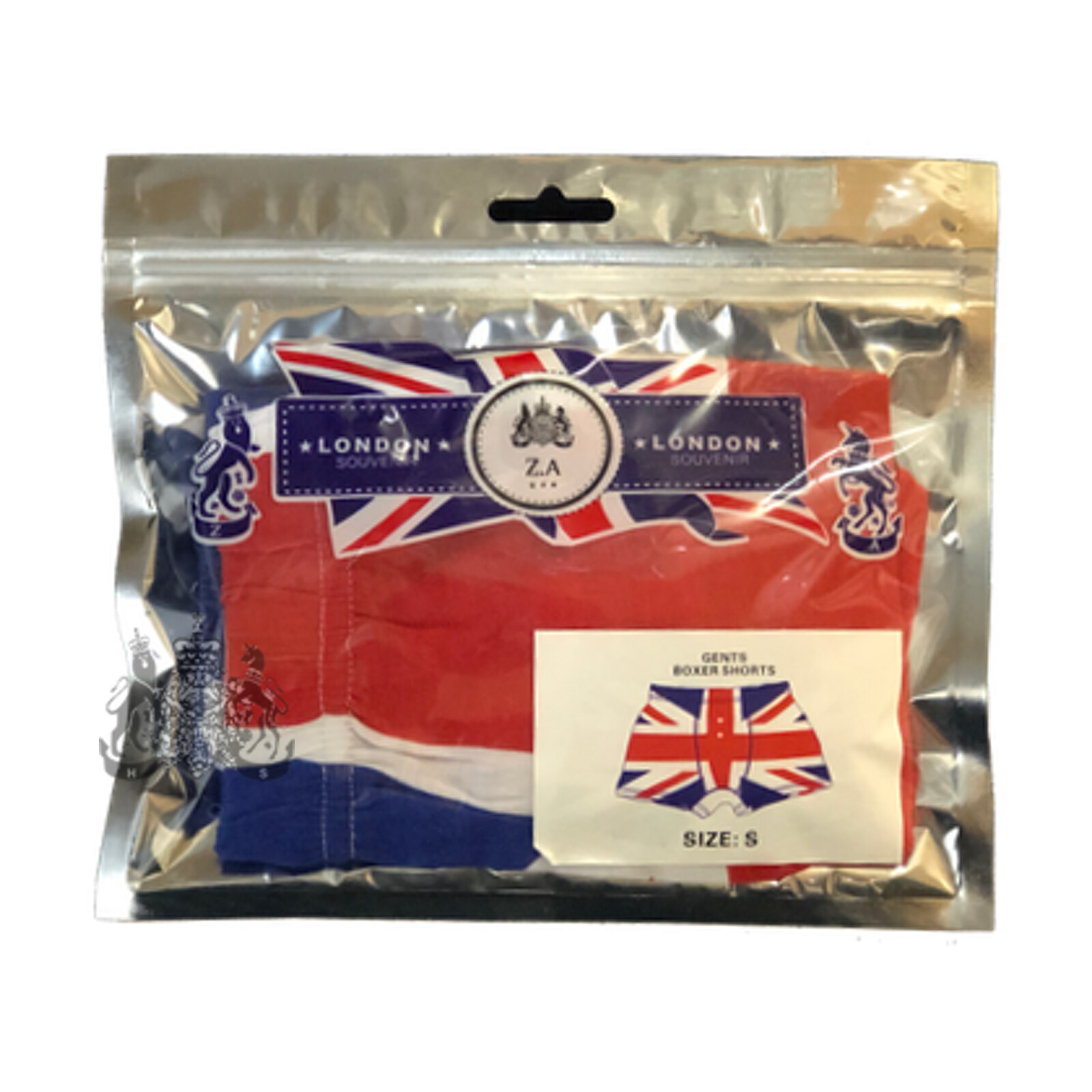 2 x Pieces of men's boxer Union Jack shorts British flag London ...