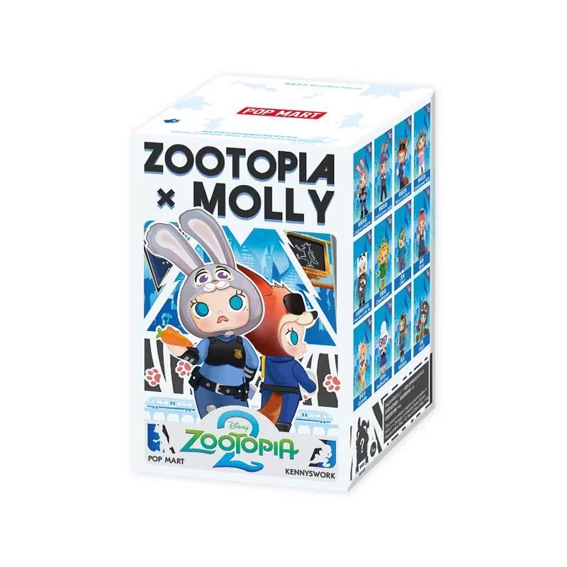 Authentic Molly Zootopia 2 Series Blind Box Figures Toy Confirmed 2025 ...