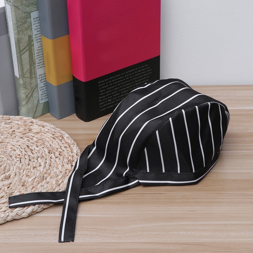 2 Pieces Chef Headwear Costume Hat Hats with Adjustable Elastic Band ...