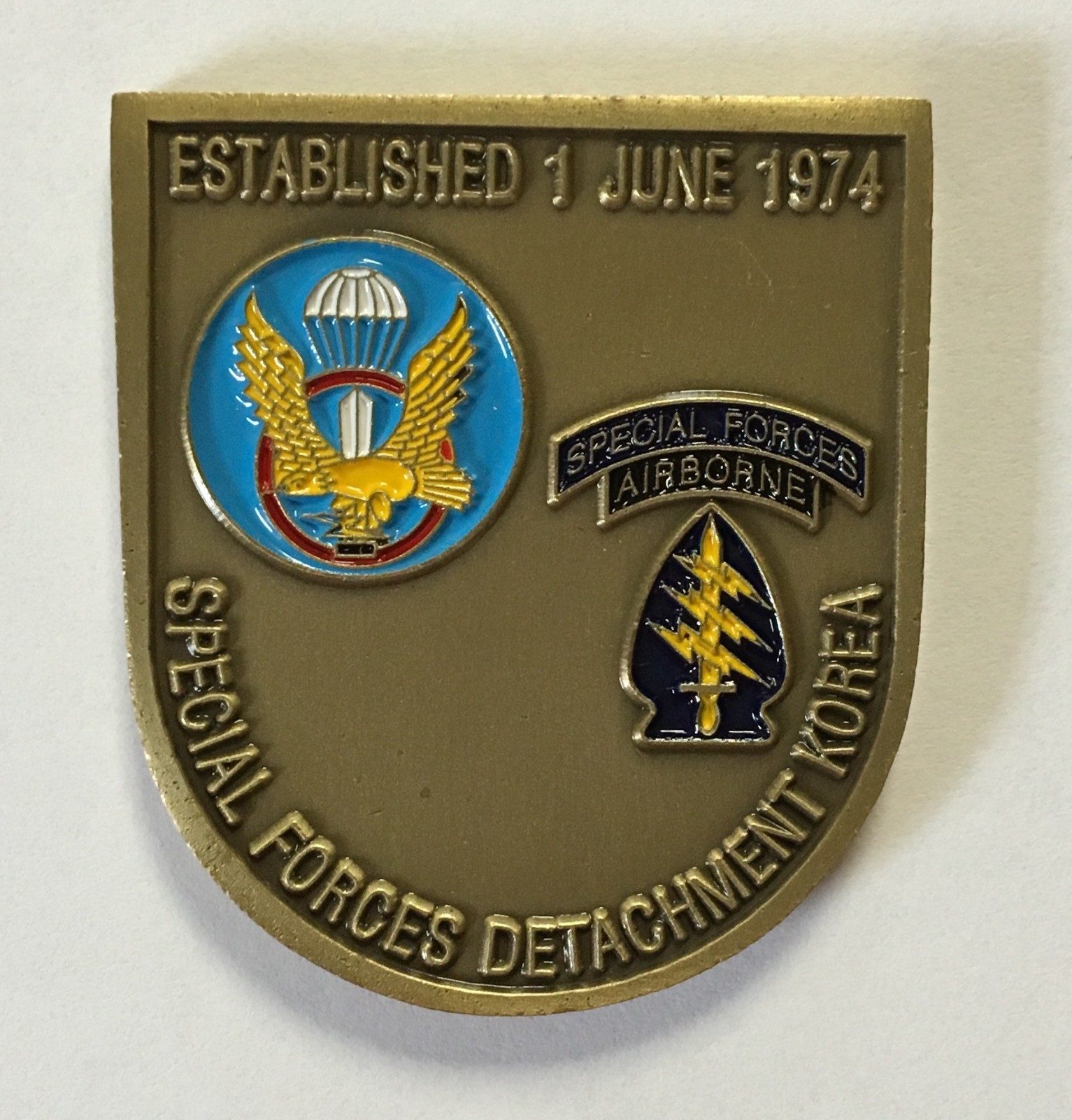 US Army (A) Airborne USASOF Green Berets Special Forces Korea De ...