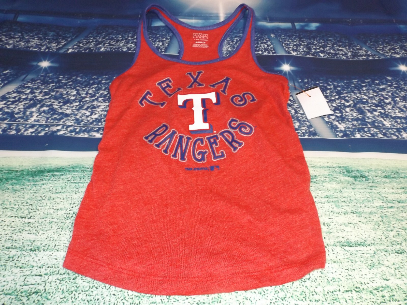 Texas Rangers MLB Baseball Tank Top Blouse, Girl's Medium (7/8), NWT ...