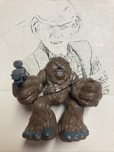 Hasbro Star Wars Galactic Heroes CHEWBACCA figure Wookie w/blaster ...