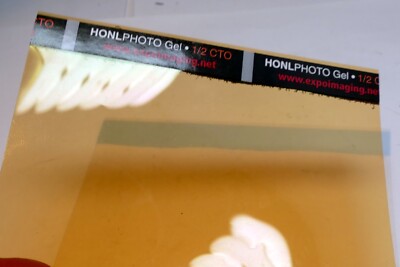 Honl Photo Color 1/2 CTO rectangular 4X3" gel filter for flash Orange ...