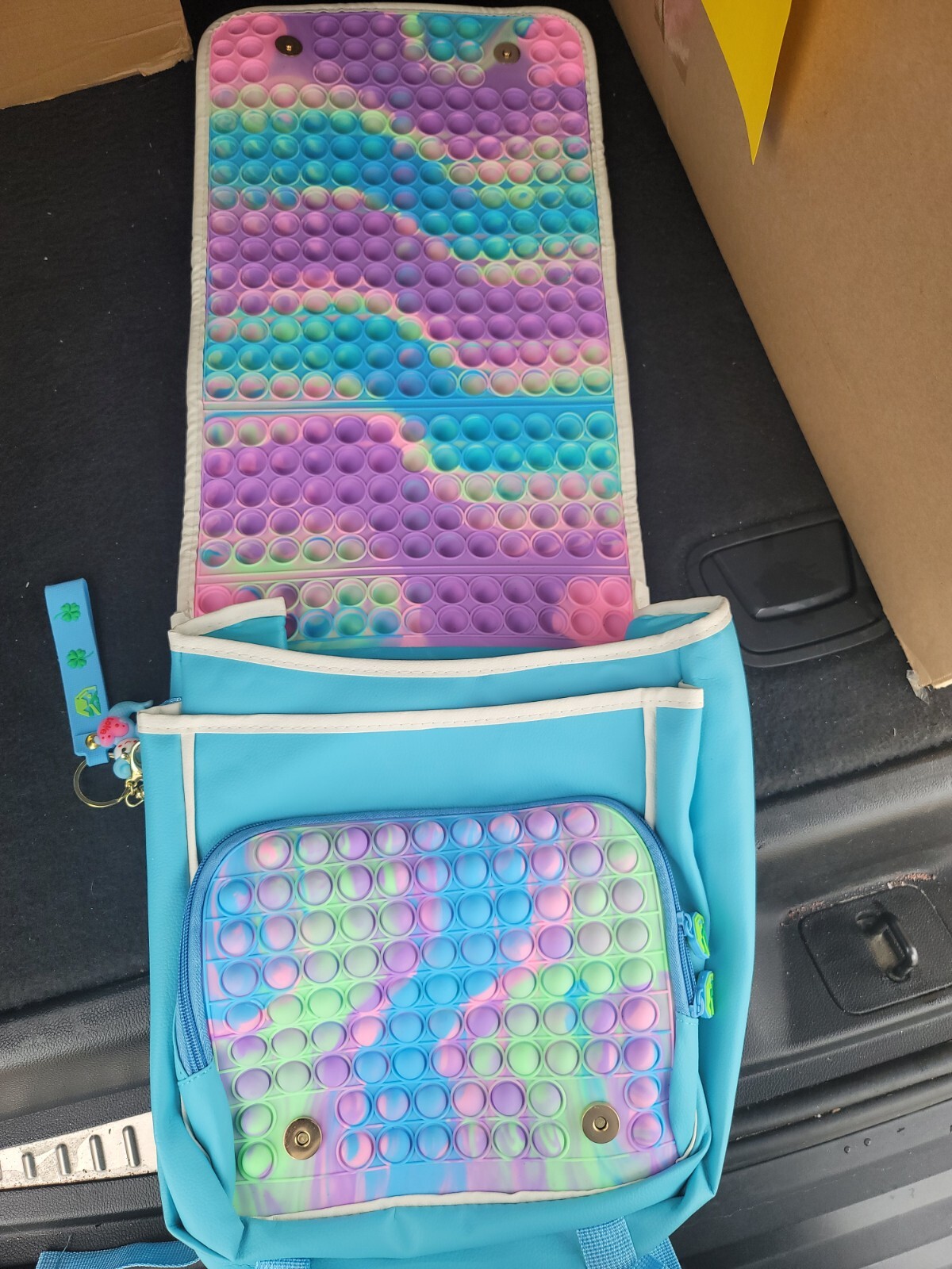 Fidget Pop-On-It Rainbow Backpack for School,Toy bag Kids,Adult ...