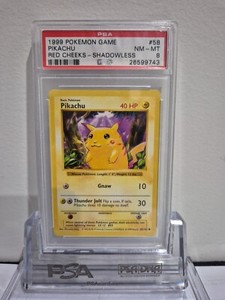 Pikachu 1999 Pokemon Game #58 Shadowless (Red Cheeks) Price Guide ...