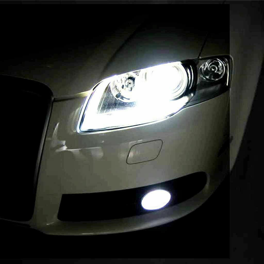2* H1 Xenon Super White HID High Low Beam Headlight Fog Light Bulbs 55W ...