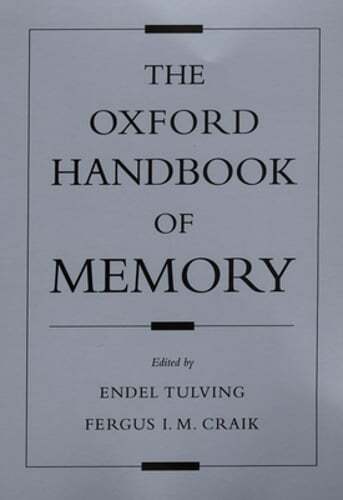 The Oxford Handbook of Memory by Endel Tulving: New 9780195182002| eBay