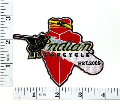 Embroidered Patch - Motorcycle - Native American - Indian Motorcycle ...