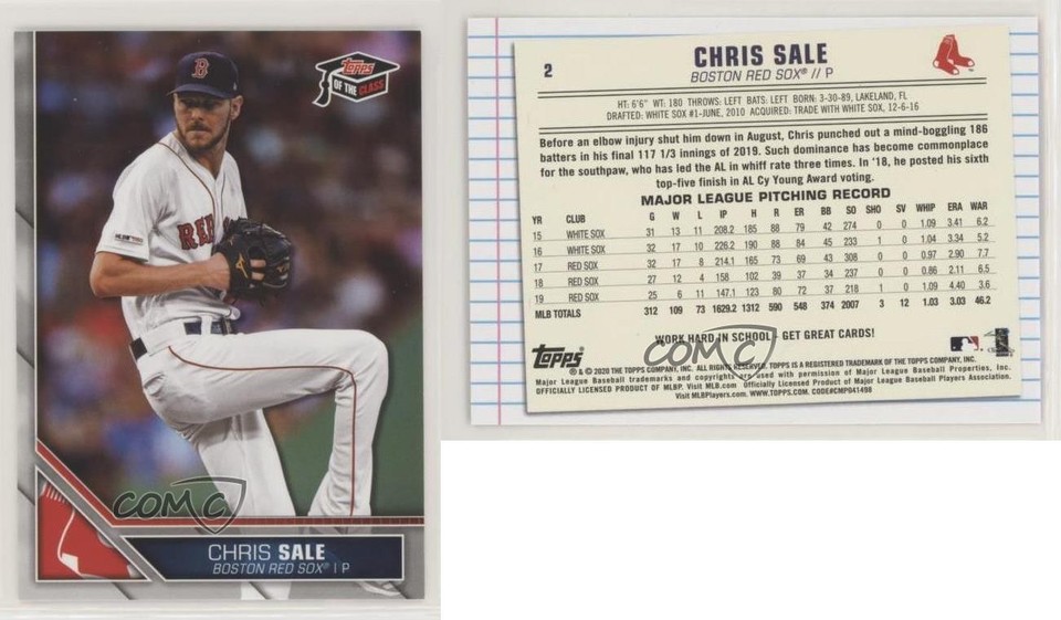 2020 Topps of the Class Chris Sale #2 1c7 | eBay UK