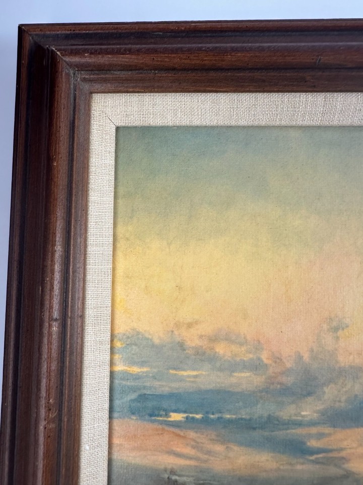 1980's Charles M. Russell "Exalted Ruler" Giclee on Canvas Framed ...
