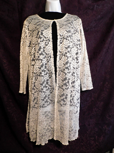Womens lace jacket cream color in size 10P | eBay