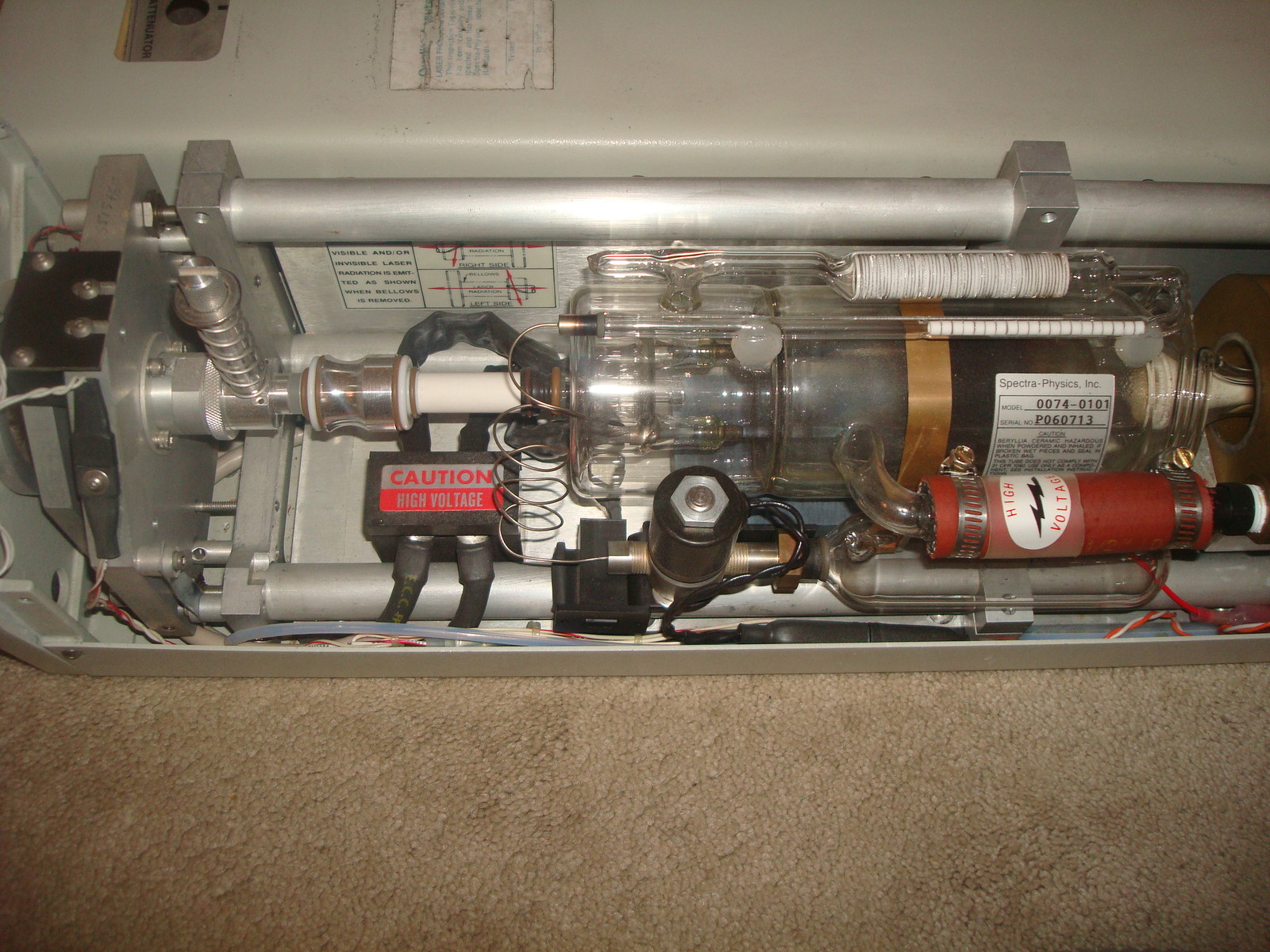 Vintage Spectra Physics Model 171 KRYPTON Ion Laser w/ Power cord ...