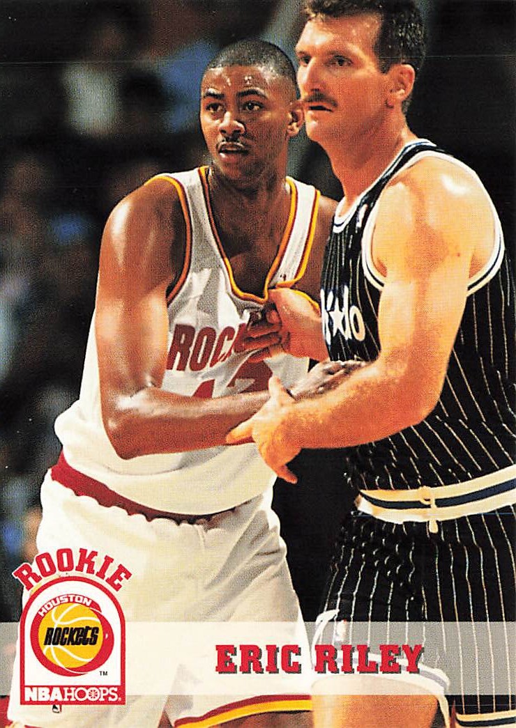 1993 Hoops #344 Eric Riley Houston Rockets | eBay