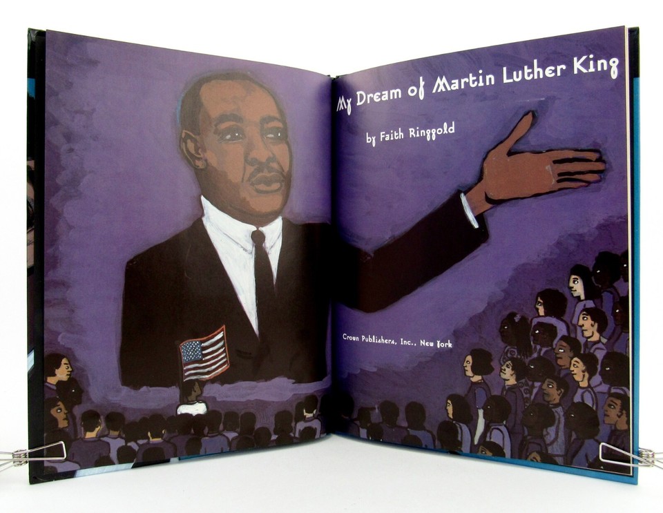 MY DREAM OF MARTIN LUTHER KING Faith Ringgold 1995 1st/1st HBDJ EXC L1 ...