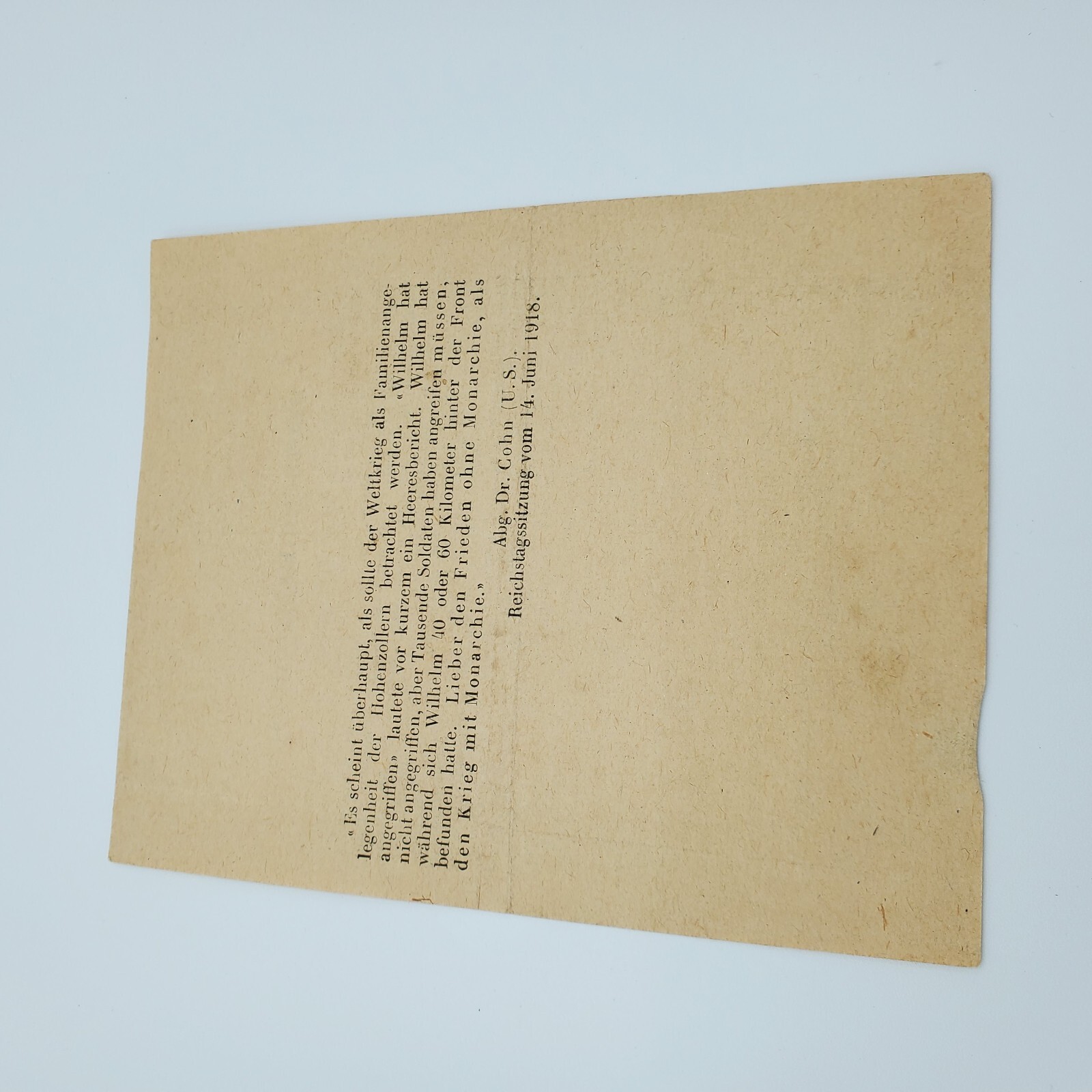 Original WWI WW1 German propaganda leaflet anti war printed air flyer ...