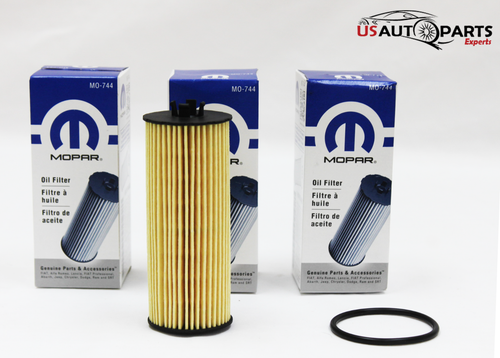 Mopar - Oil Filter - 68079744AD - Pack Of 3 For Chrysler Dodge Jeep 3 ...