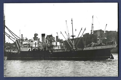 SS BALTRAFFIC United Baltic Corporation British Cargo Ship BW Photo | eBay