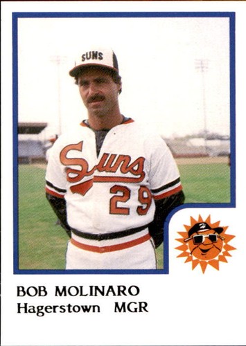 1986 Hagerstown Suns ProCards #12 Bob Molinaro West Orange New Jersey ...