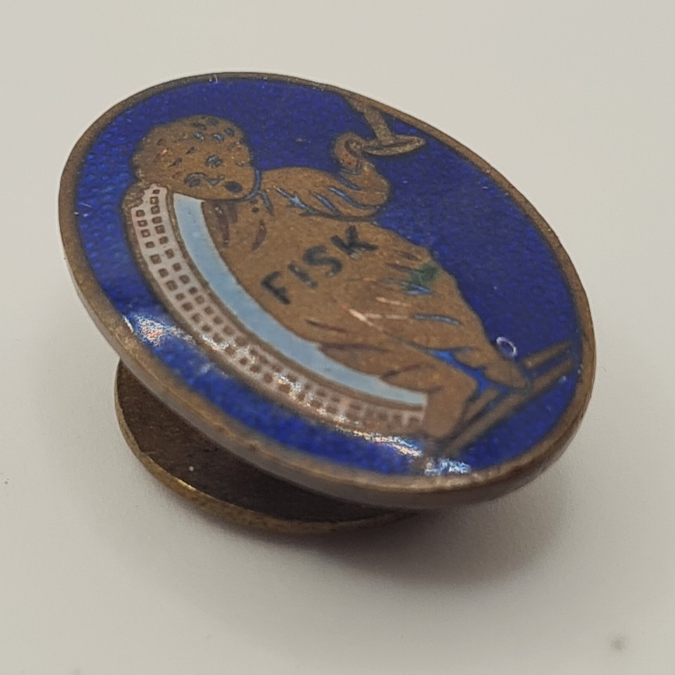 Antique Vintage Enamel Pin Button Hole Badge FISK Tyre Tire | eBay