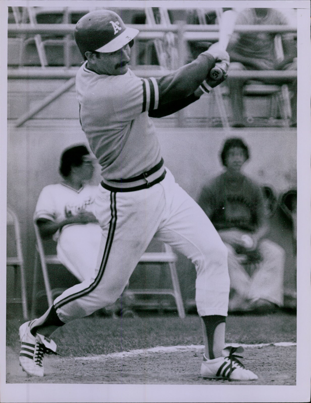 LG802 1978 Original Russ Reed Photo STEVE STAGGS Oakland Athletics ...