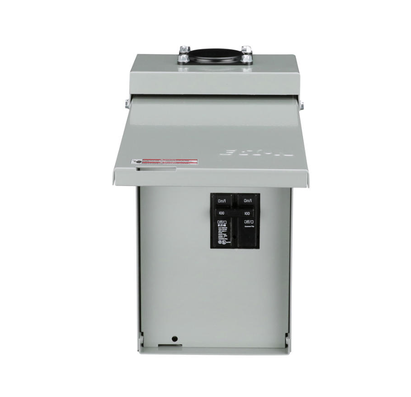 Eaton 100 Amp 120/240V Enclosed Outdoor Breaker Type BR Service ...