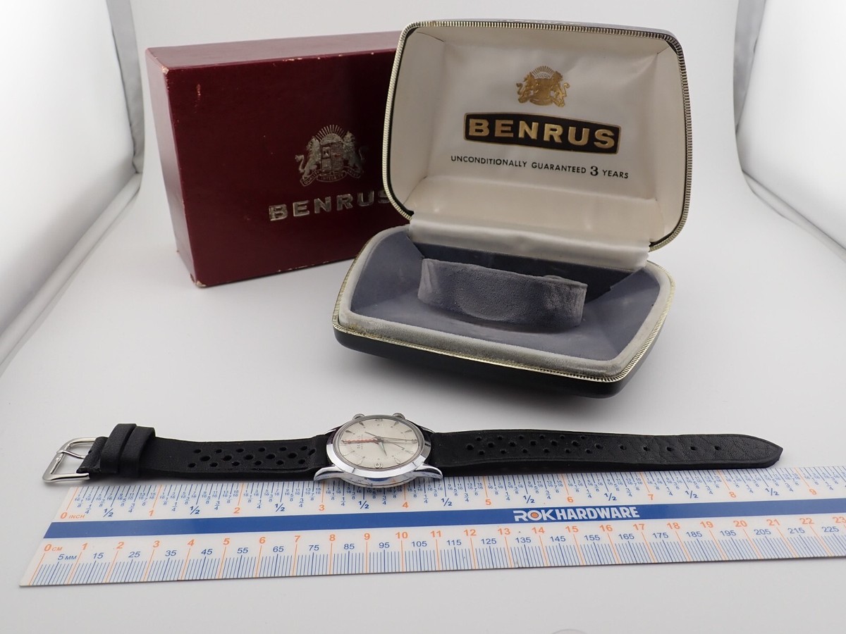 Benrus Wrist Alarm Ref 3021 Stainless Steel Circa 196039s 1960s Benrus