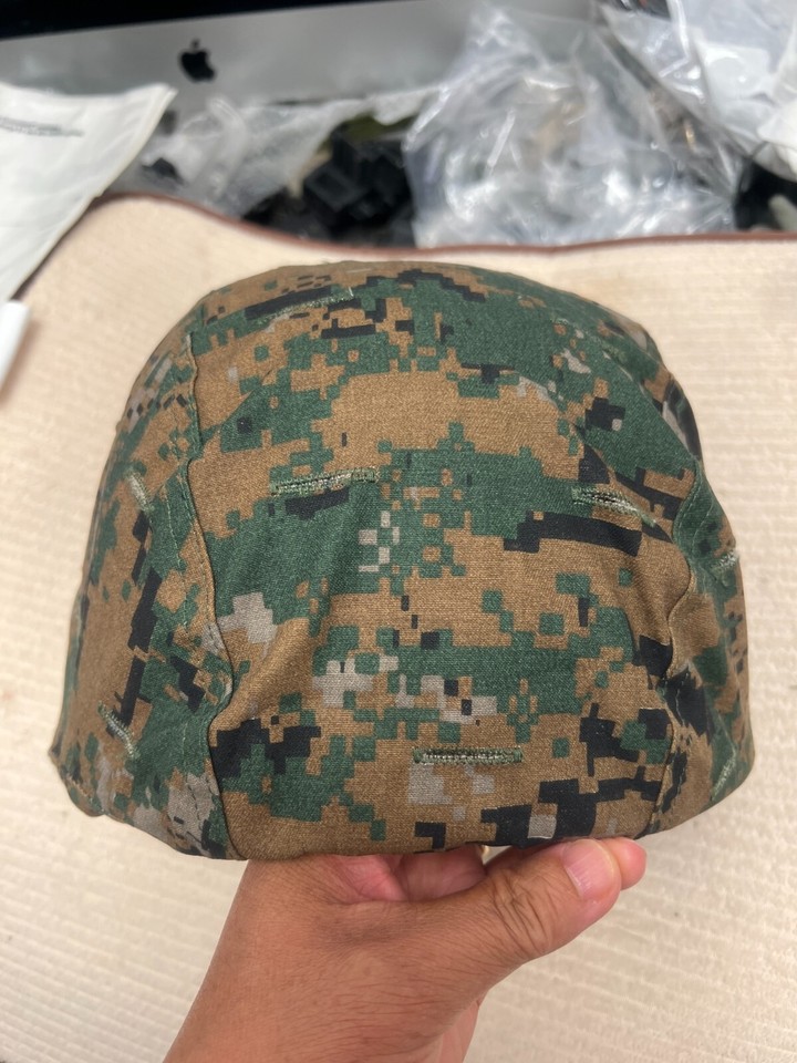 NEW USMC REVERSIBLE WOODLAND AND DESERT COVER FOR ACH MICH HEL MET ...