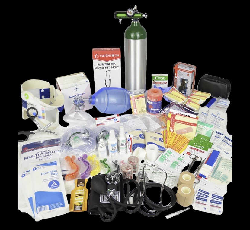 Lightning X Jumbo Medic First Responder EMT/EMS Trauma Bag Stocked Kit ...
