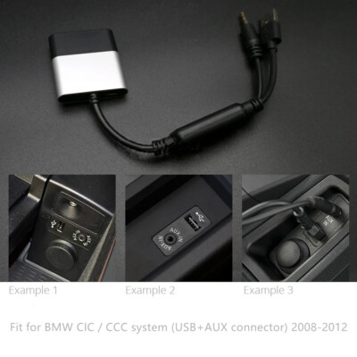New USB AUX Media Transmitter Bluetooth Adapter For BMW CIC CCC System ...