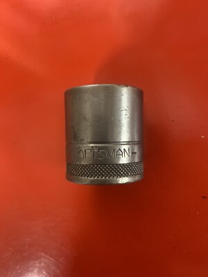 Vtg Craftsman Circle H 1 Standard Socket SAE 1/2 Dr Tool Knurl USA | eBay