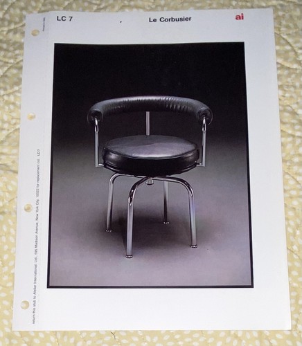 Atelier International Salesman Ad Page-Le Corbusier Chair, Printed In ...