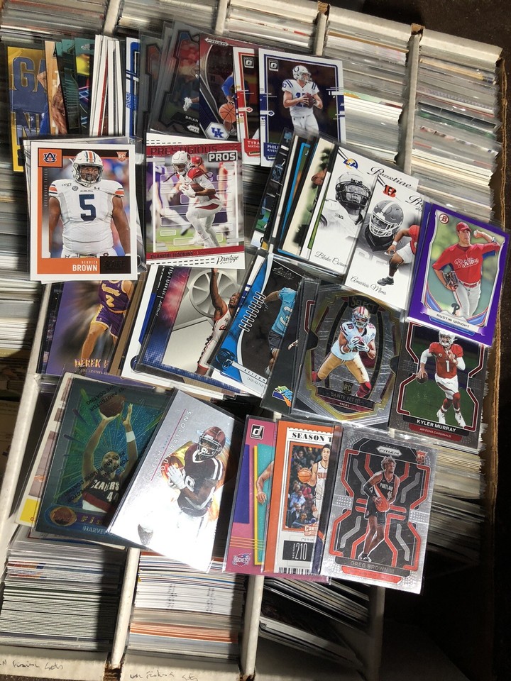 Sports Card Lot Huge 5 Row Box Full 5000 Cards | eBay