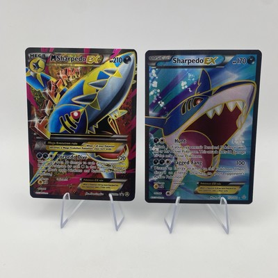 Sharpedo EX, Mega M Sharpedo EX, Full Art, Pokémon TCG Cards (READ ...