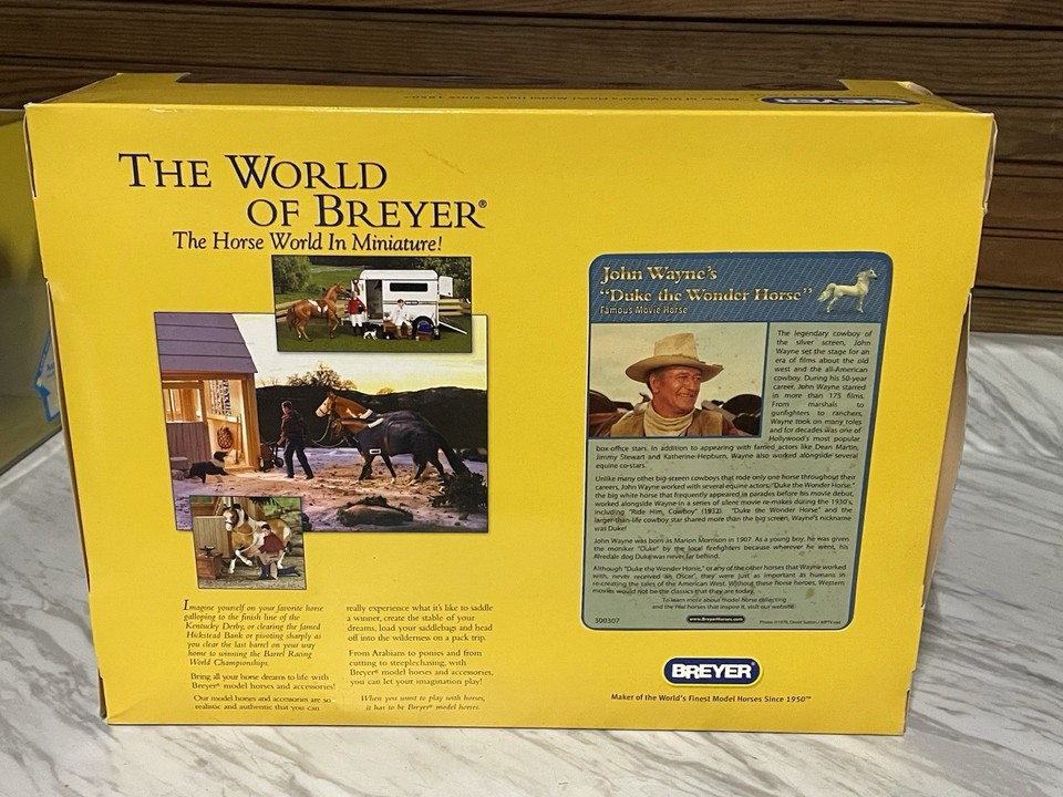 Breyer John Wayne’s Duke The Wonder Horse #300307 NIB | eBay