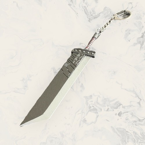 Final Fantasy 7 CLOUD BUSTER Sword Metal Keychain | eBay