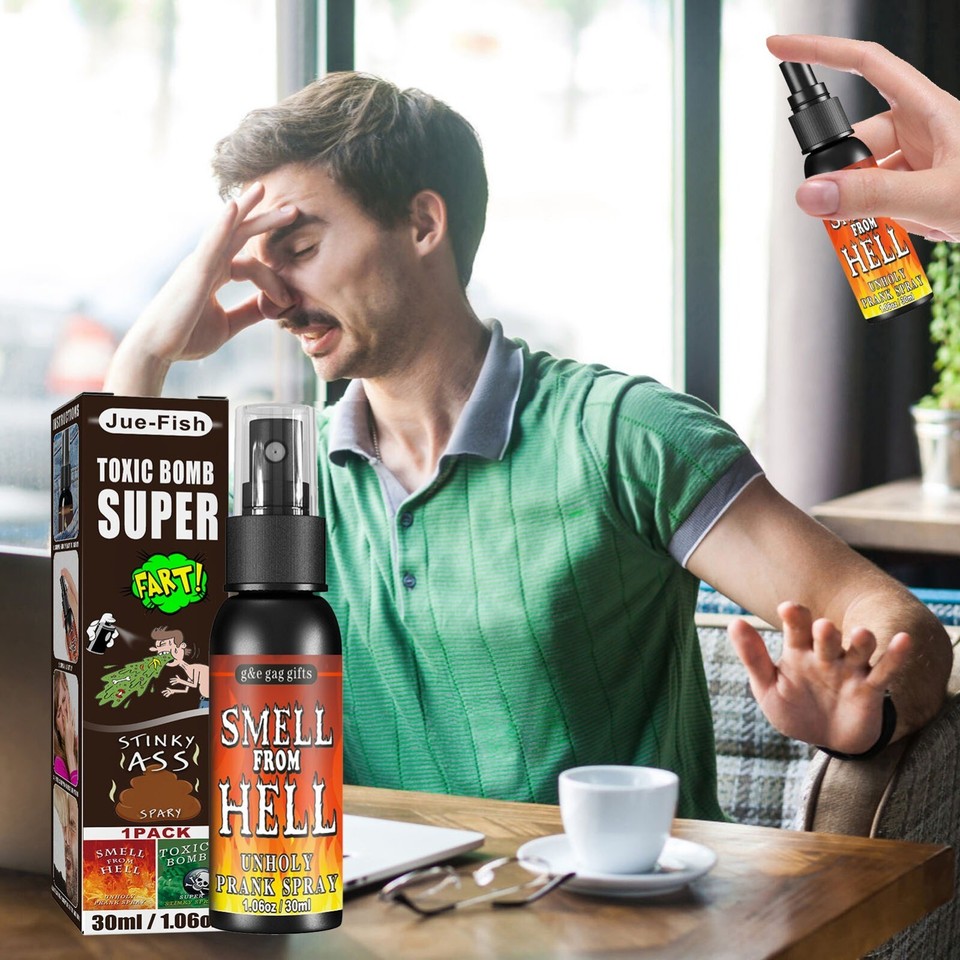 Liquid Fart Gag Prank Joke Spray Can Stink Bomb Stinky Gas 30ml | eBay