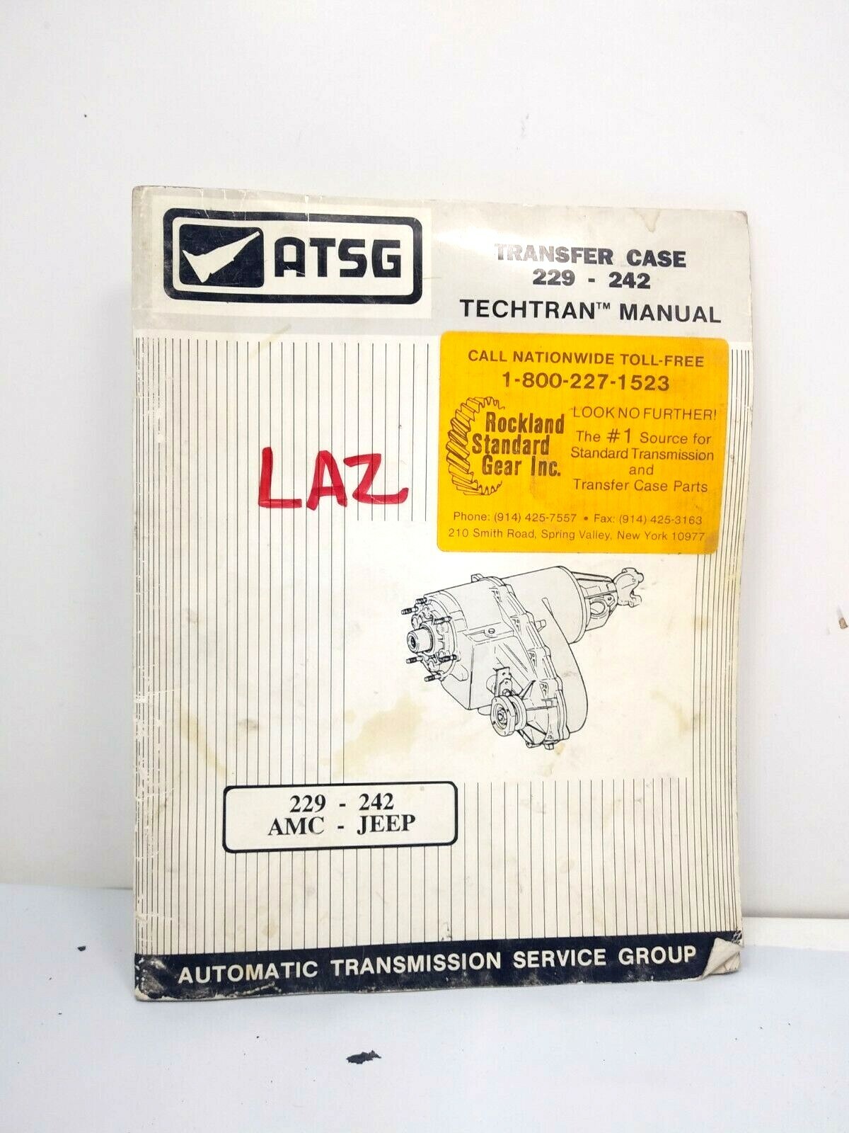 . ATSG TRANSFER CASE 229-242 TECHnical repair MANUAL JEEP -AMC | eBay