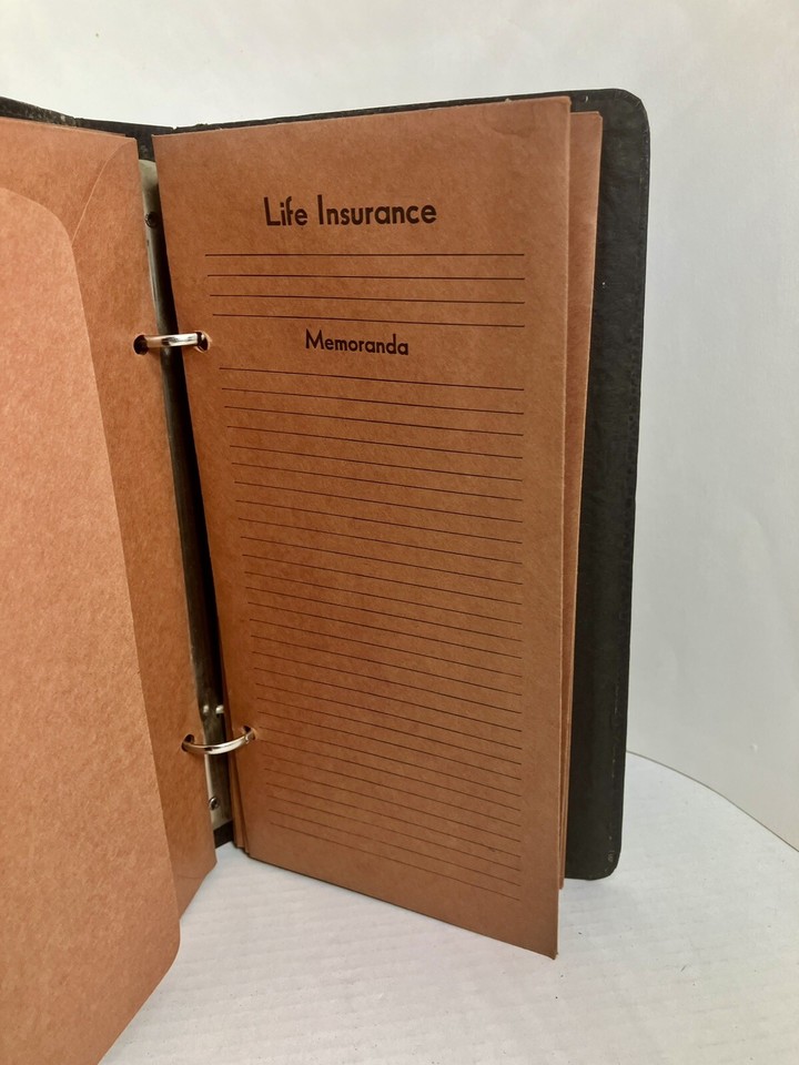 Paper Bills Binder Records Envelopes Woolworth Antique Marquette 5075 ...