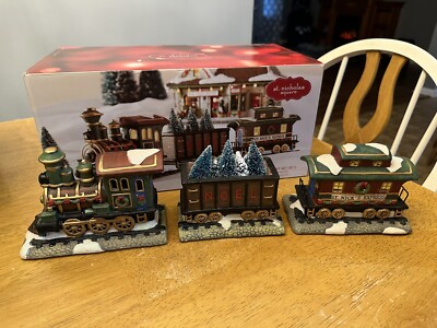 St. Nicholas Square Train Set- Set Of 3 Kohl’s | eBay